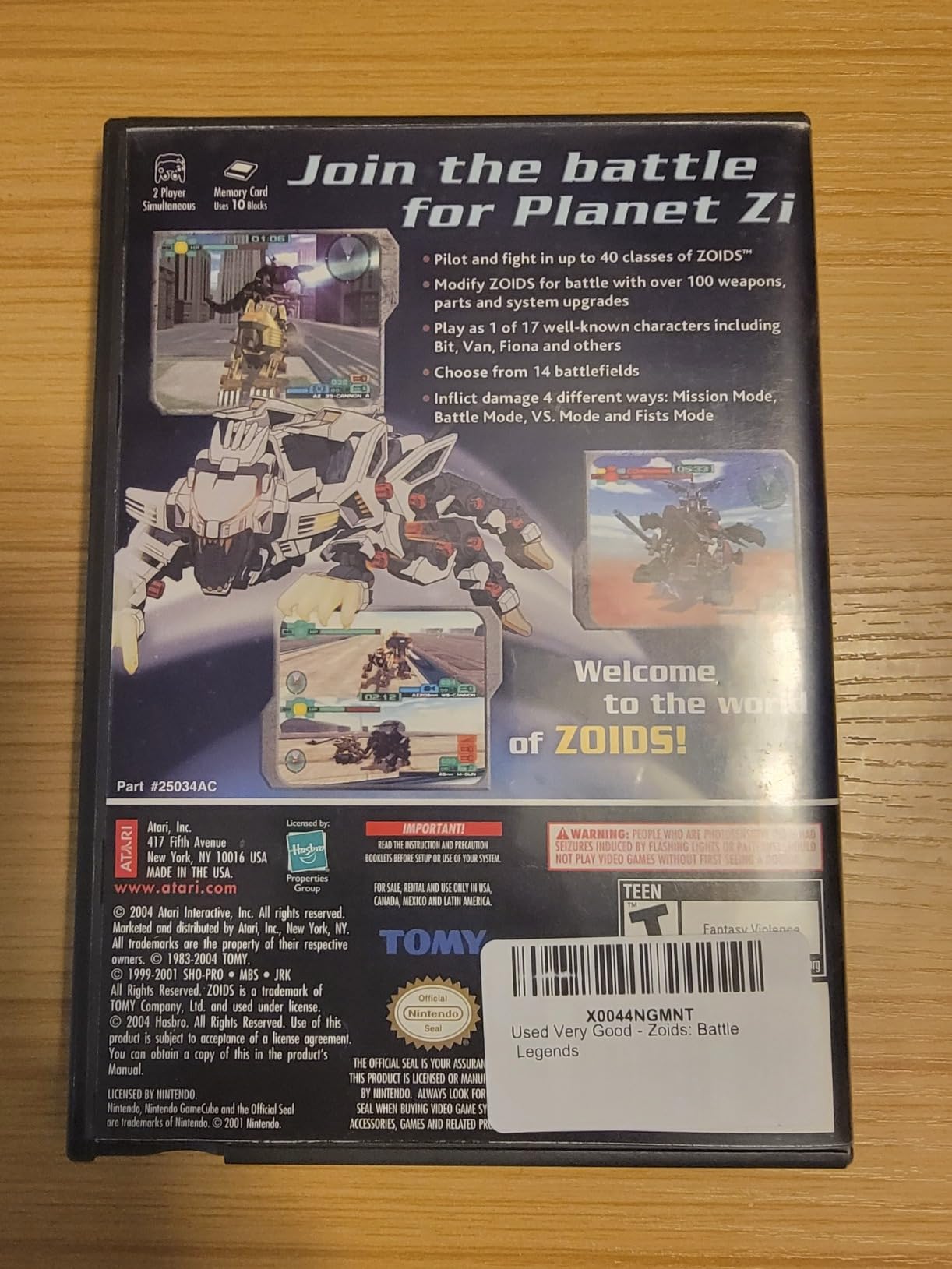 Amazon.com: Zoids: Battle Legends - GameCube : Video Games