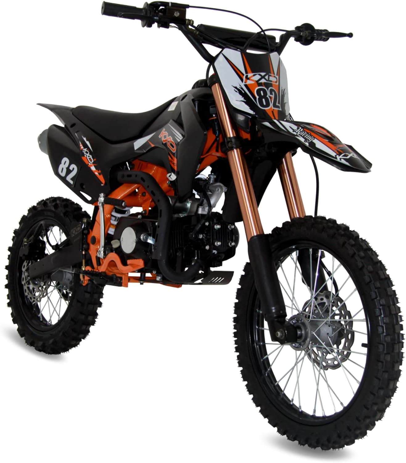 Amazon.fr : KXD 609K 125cc 17"/14" 4T Dirtbike Crossbike Pocketbike Grün