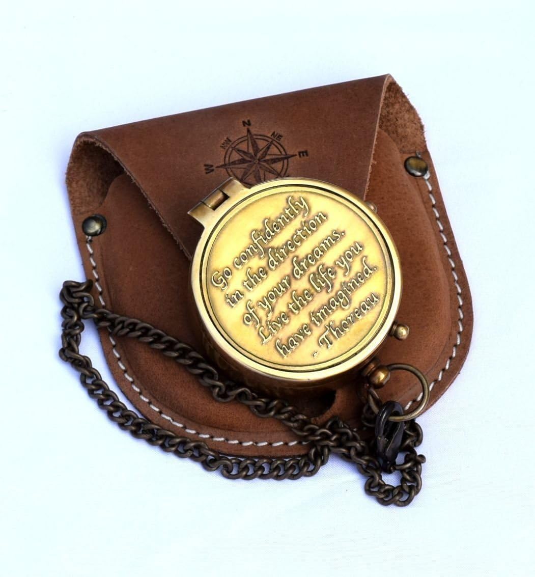 Kompass Messing Gravur von Euphoria Collection Vintage Compass|Compass ...