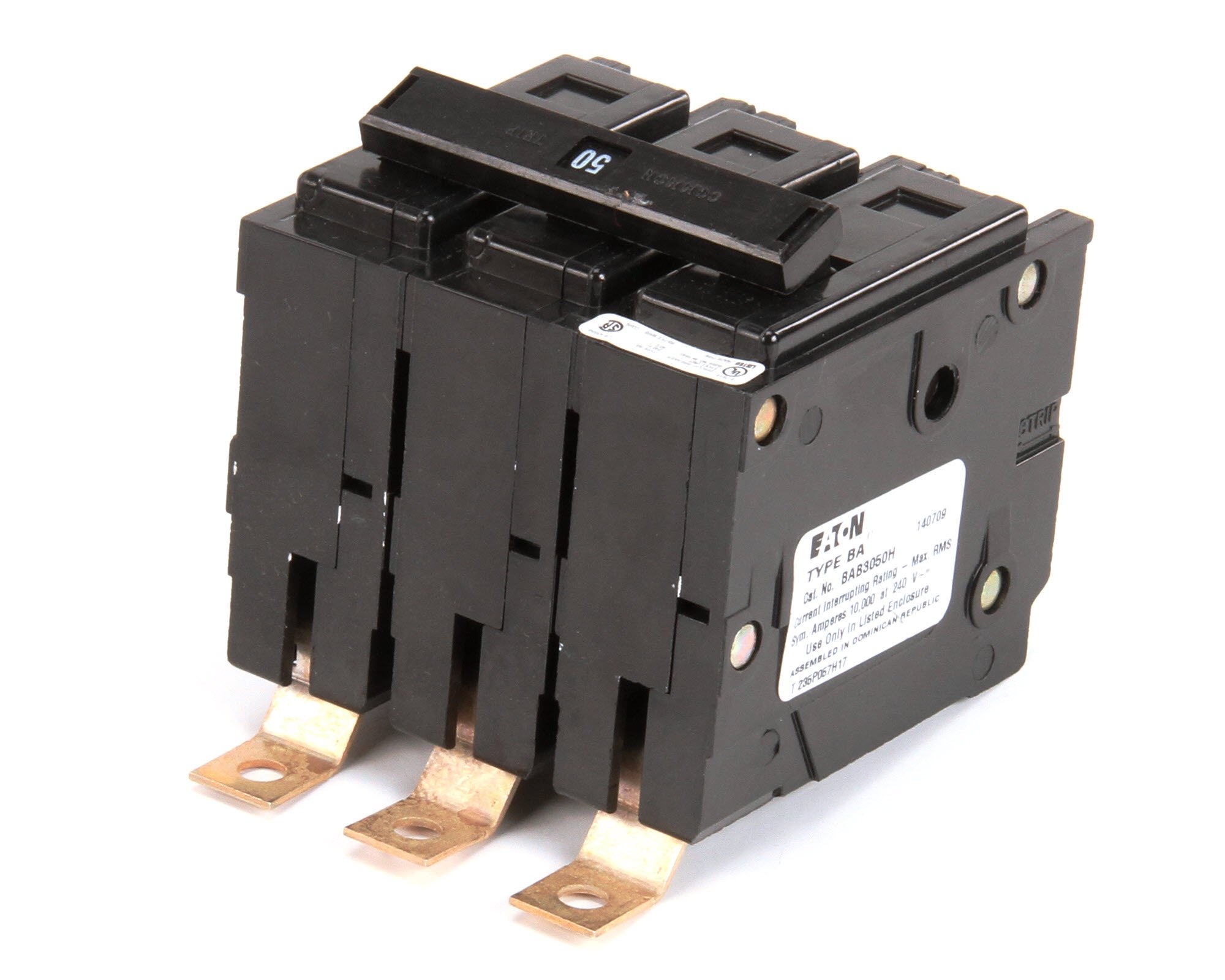 Cutler & Hammer Cutler Hammer BAB3050H 50A 3P Bolt On Crct Brkr: Amazon ...