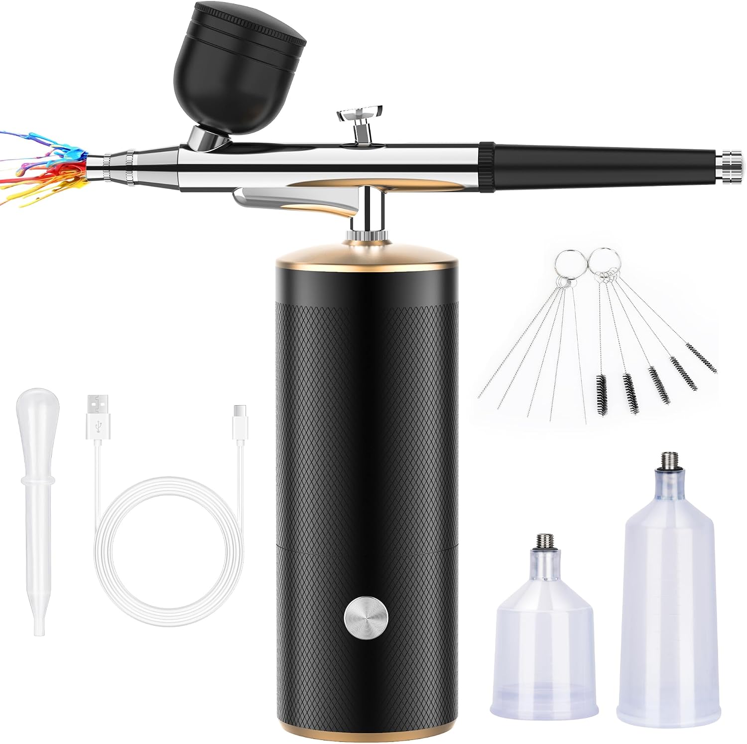 Amazon.com: Airbrush Kit with Compressor, Cordless Airbrush Kit with 0 ...