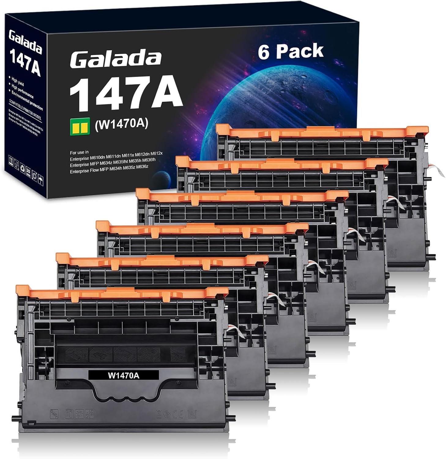 Amazon.com: 147A W1470A Toner Cartridge Replacement for HP 147X W1470X ...