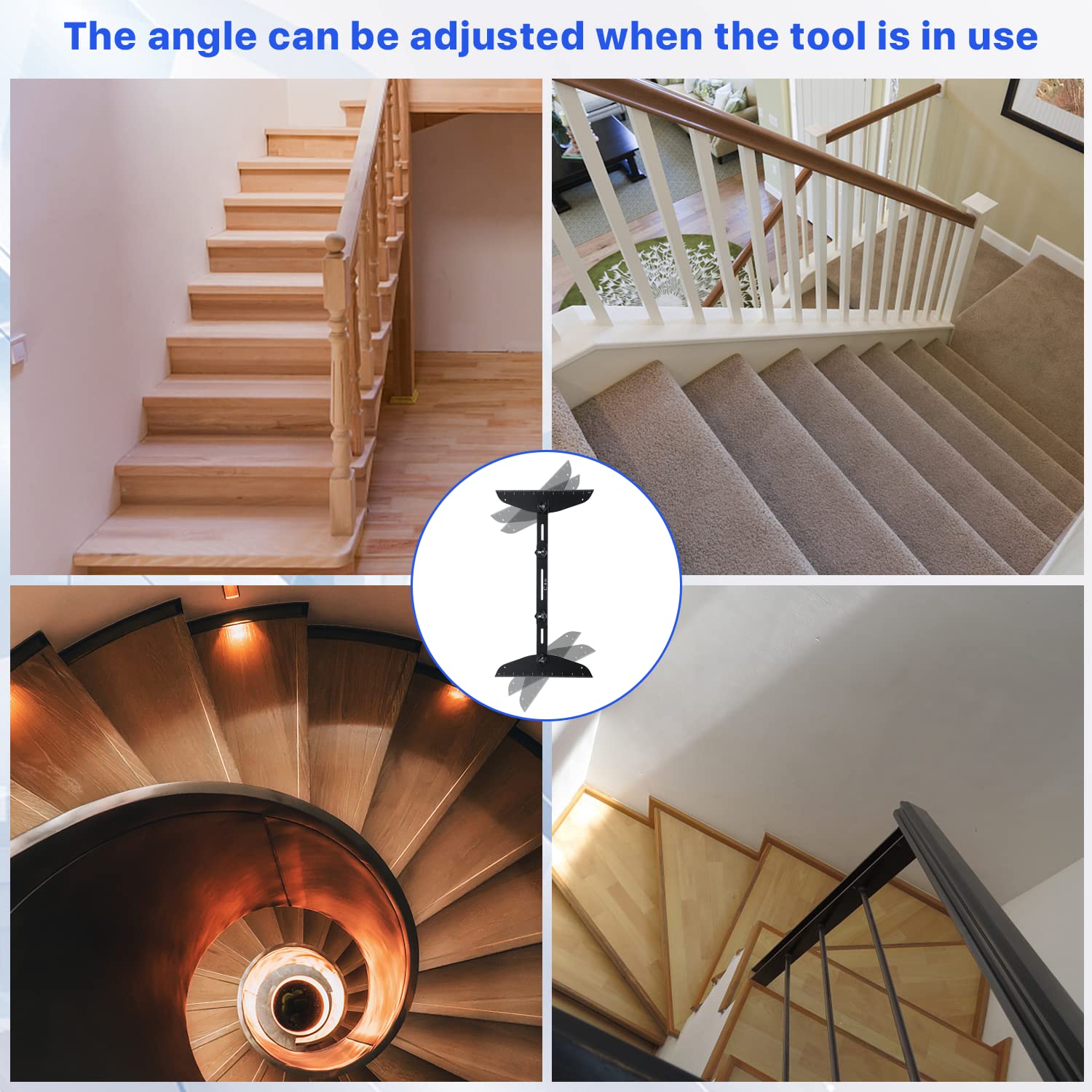 Snapklik.com : Stair Tread Template Tool, Stair Tread Gauge Ajustable ...