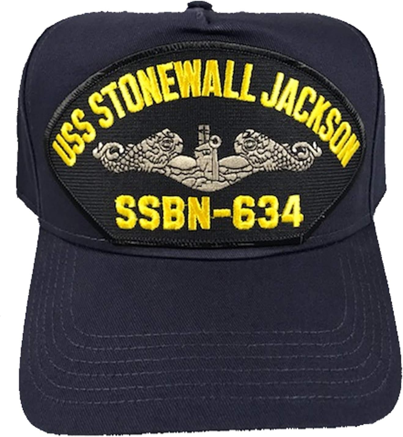 USS Stonewall Jackson SSBN-634 Ship HAT - Navy Blue - Veteran Owned ...