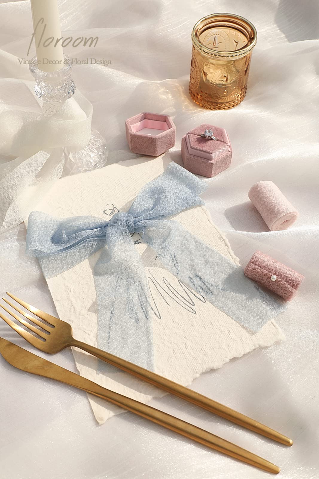 Snapklik.com : Floroom Chiffon Ribbon Shiny Ribbon Ombre Colors Chart ...