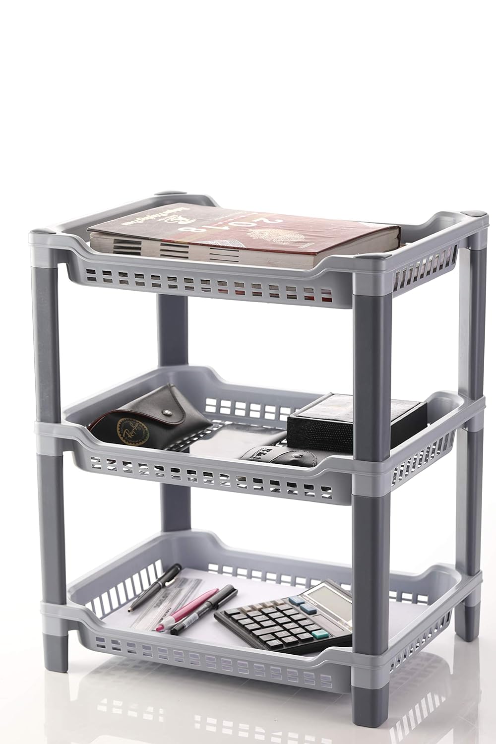 Apex Plastic Unbreakable Big Multiuse Rack, Gray : Amazon.in: Home ...