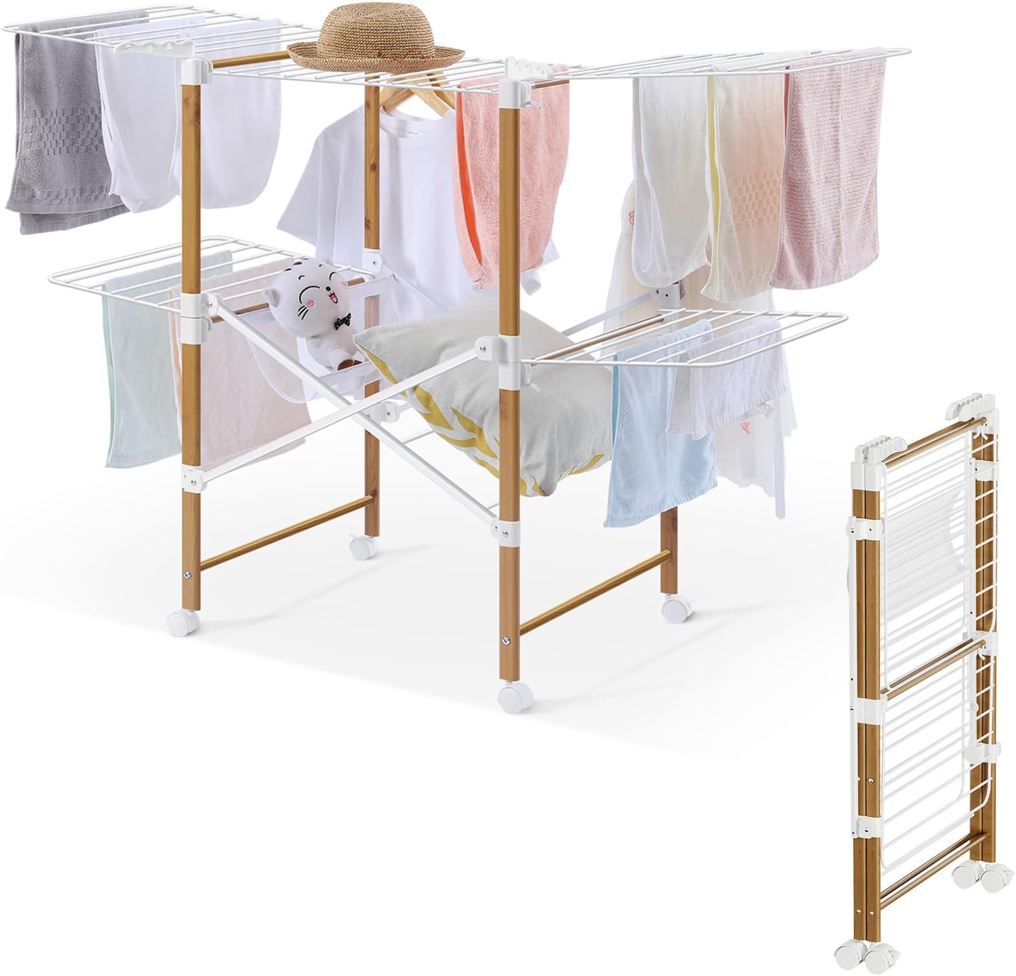 Amazon.com: Polder Expandable Laundry Drying Rack : Home & Kitchen