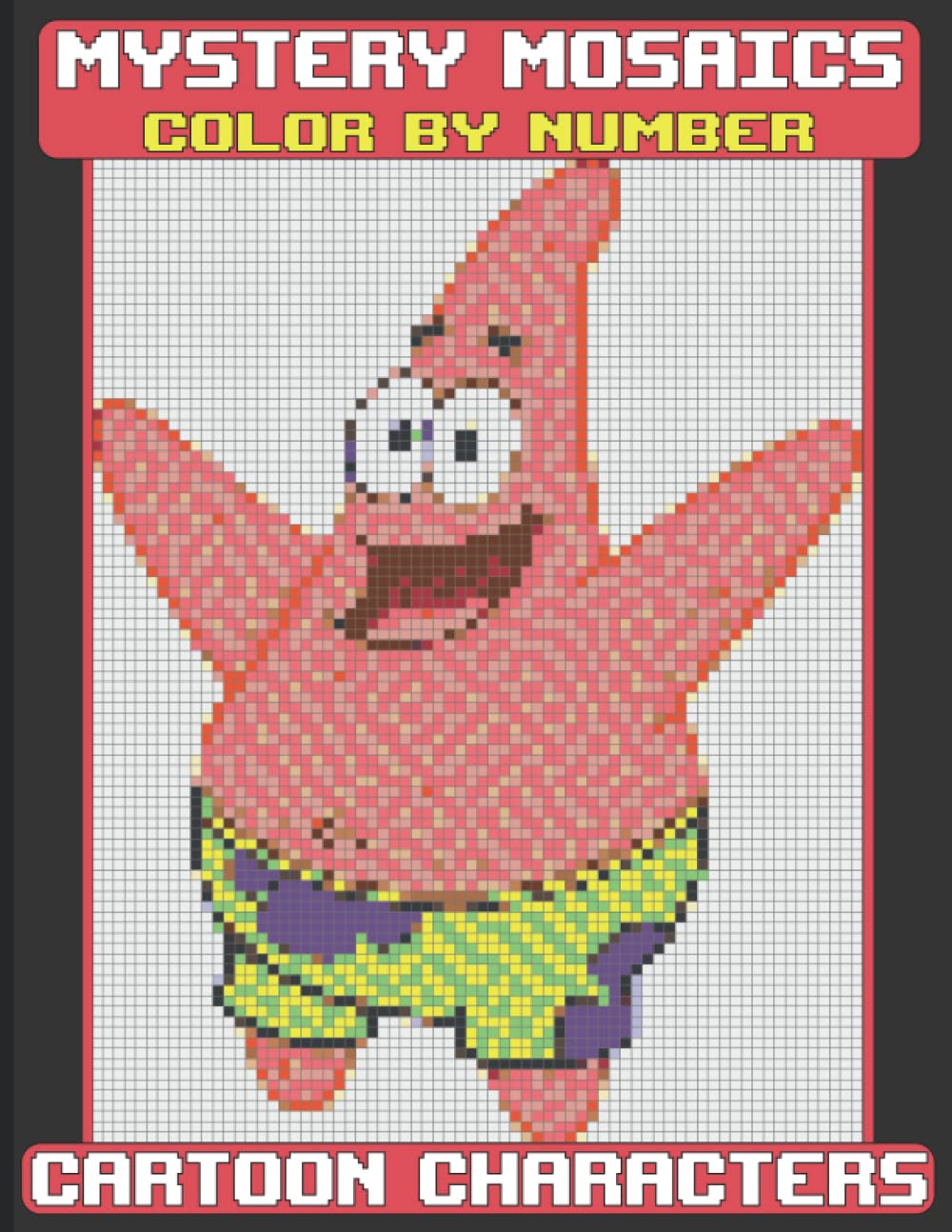 Mystery Mosaics Color By Number Cartoon Characters Pixel Art Coloring ...