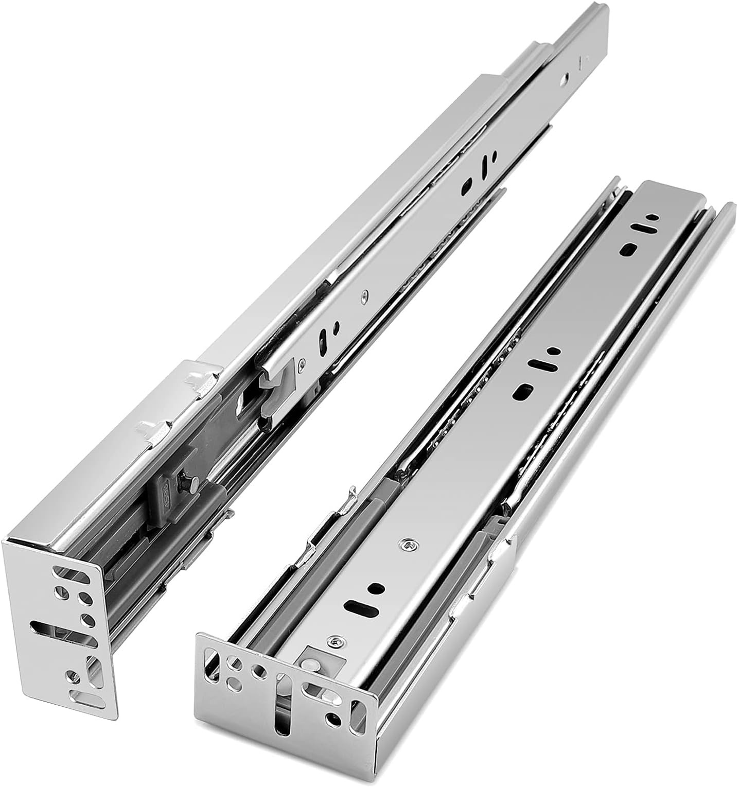 Gobrico 22 inch Rear/Side Mounting Drawer Slides with Brackets, Soft ...