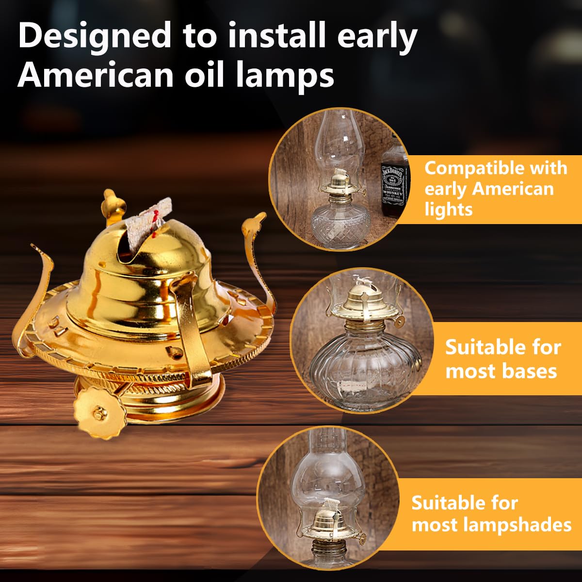 Oil Lamp Conversion Kits Firefly Wine Bottle Oil Lamp Conversion Kit 3