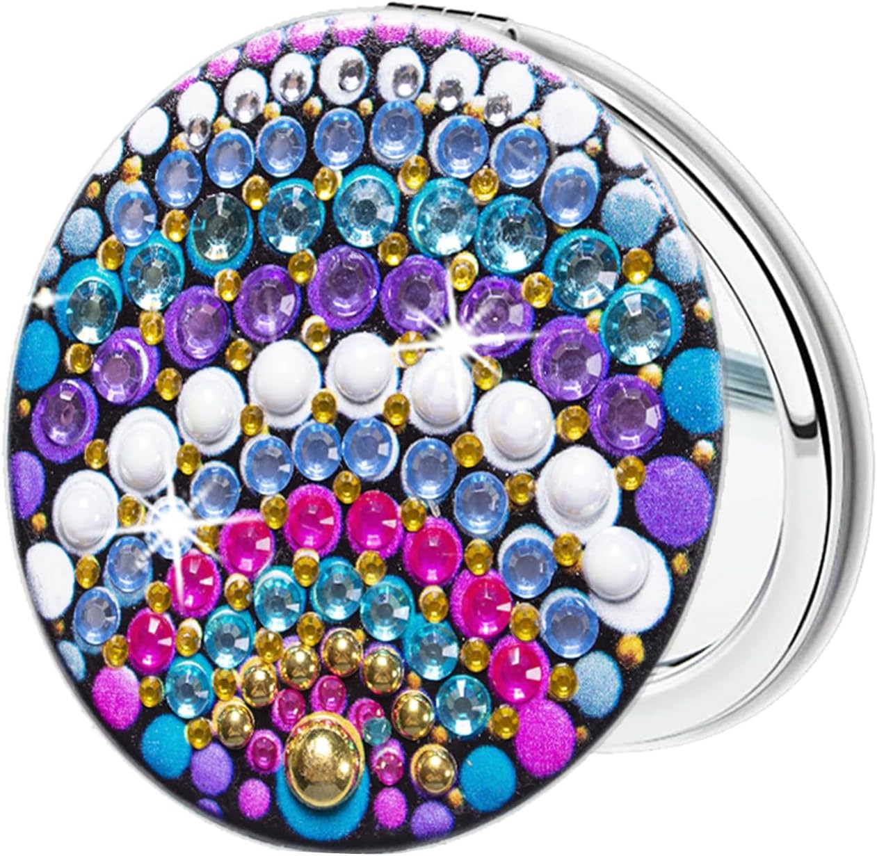 Amazon.com: CharySim 1pc DIY Diamond Art Mirror Kit - Diamond Art Dot ...