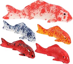 CIYODO 5Pcs Resin Fake Fish Aquarium Decorations, Realistic Small Fish ...