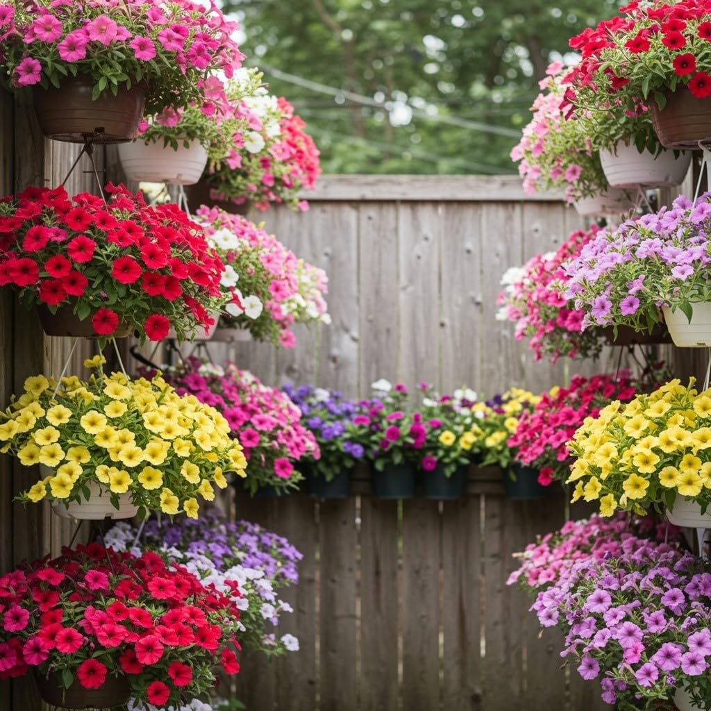 Amazon.com : Multi Color Rainbow Petunia Seeds, 8,000+ Seeds, Ready to ...