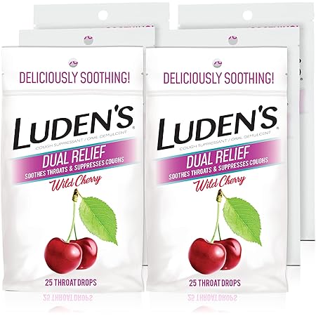Amazon.com: Luden's Deliciously Soothing Throat Drops, Honey & Berry ...