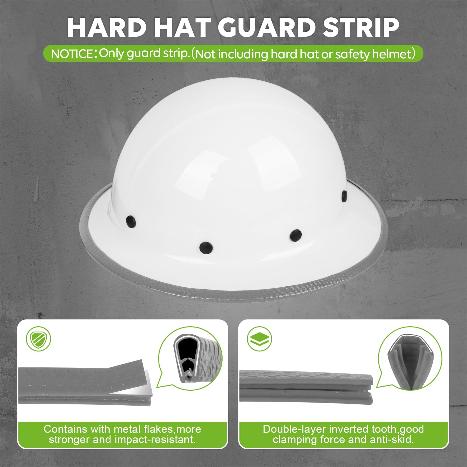 Snapklik.com : Full Brim Guard, Hard Hat Guard Strip,Hard Hat ...