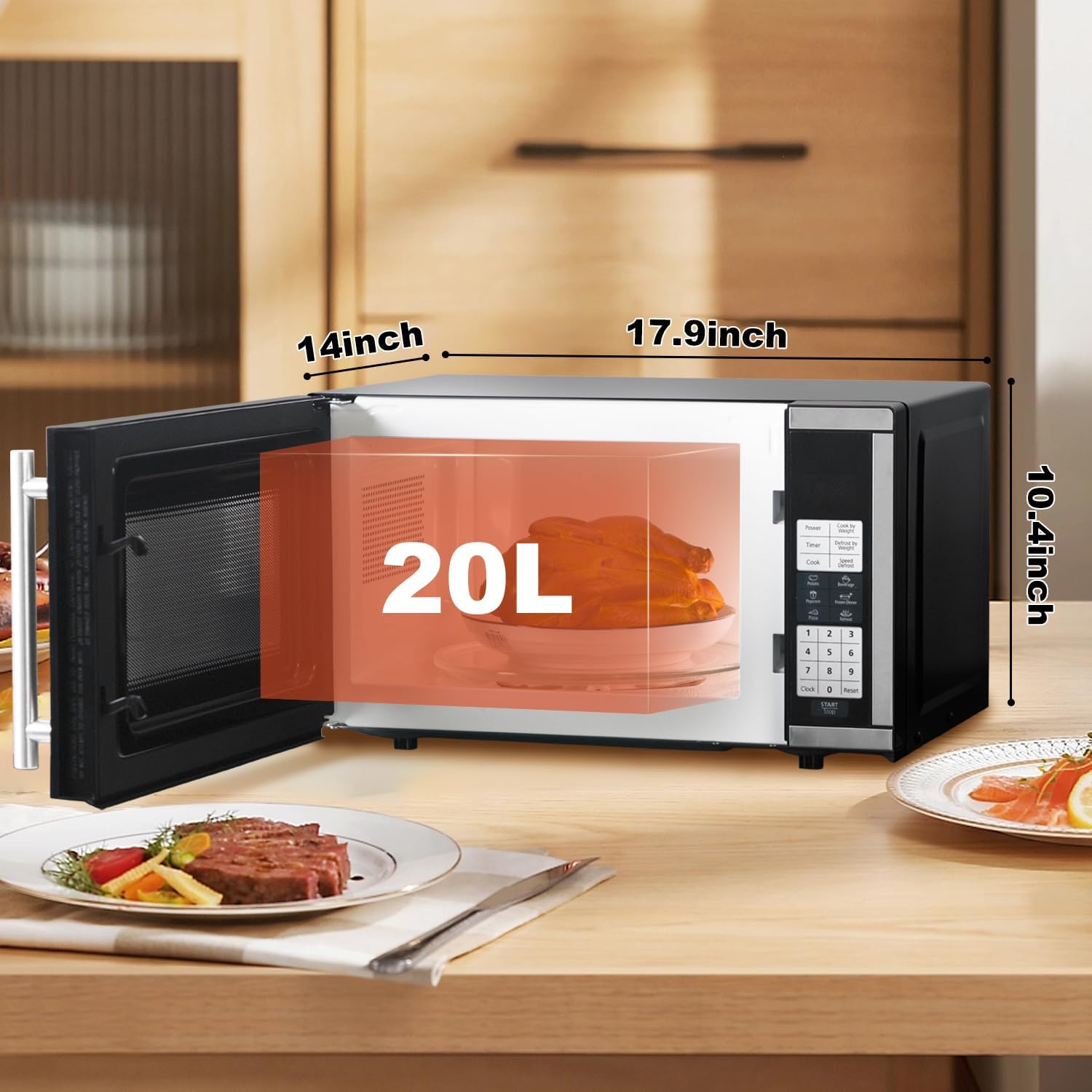 SMETA Compact Microwave Oven 700 Watts, 0.7 cu ft Philippines | Ubuy