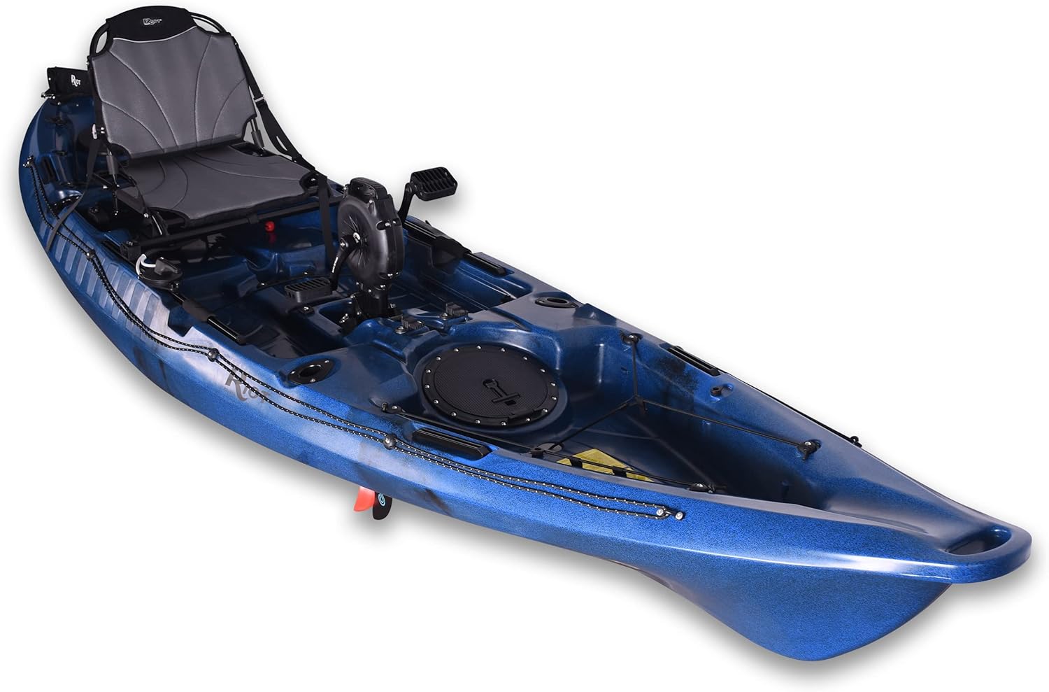 Riot Kayaks Mako 12 Sit-on-Top Kayak with Impulse Pedal Drive, Neptune ...