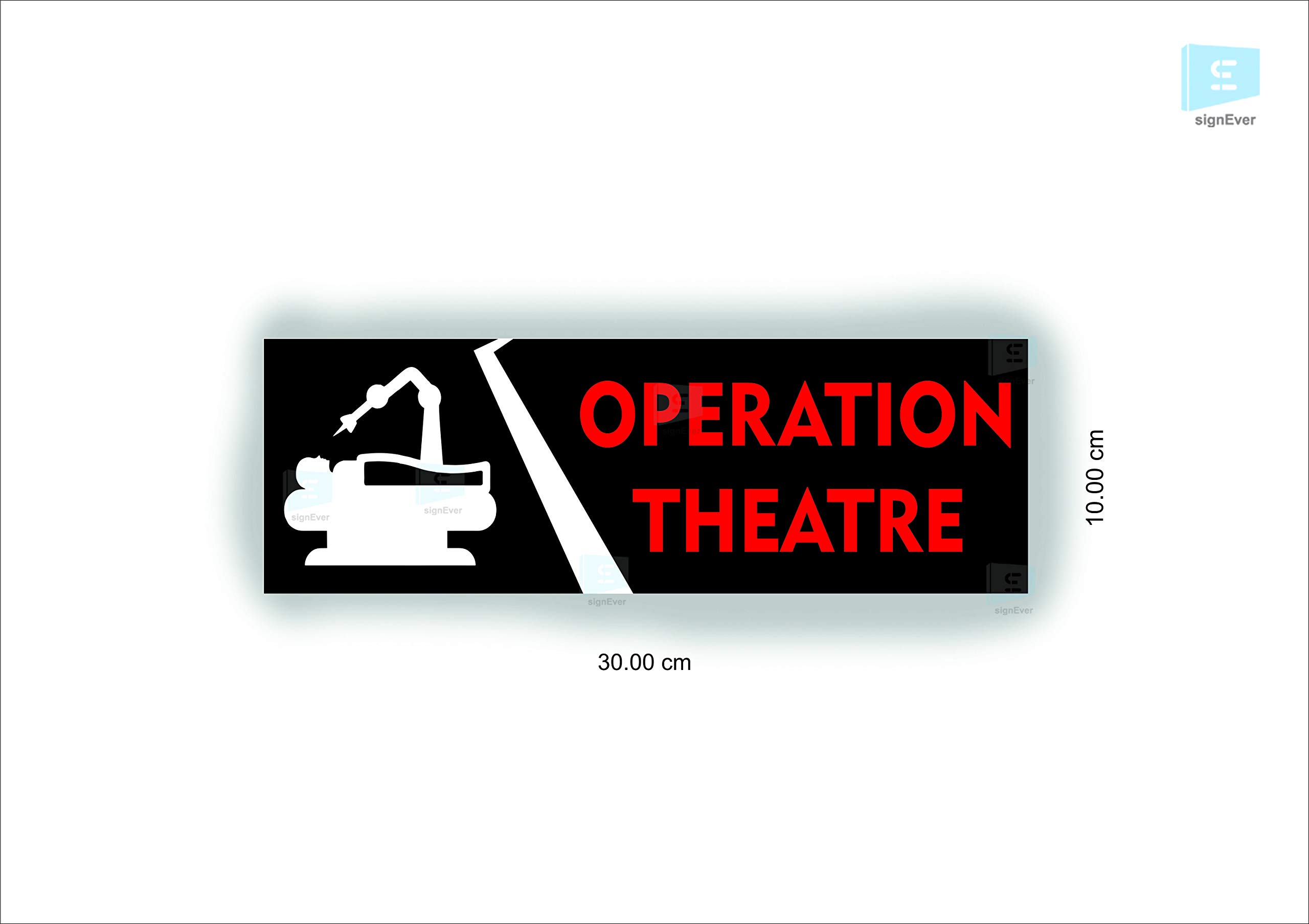 Buy SIGN EVER Operation Theatre Sign Board For Hospital Pharmacy ...