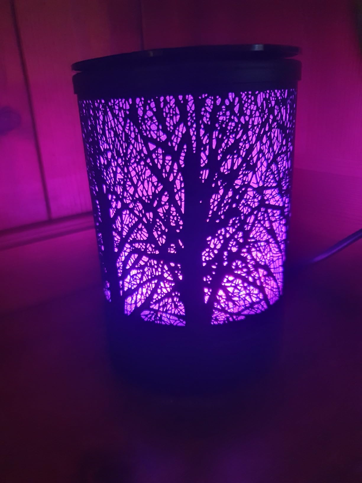 Electric Wax Melt Warmer, Electric Oil Burner lamp with 7 Colors LED ...