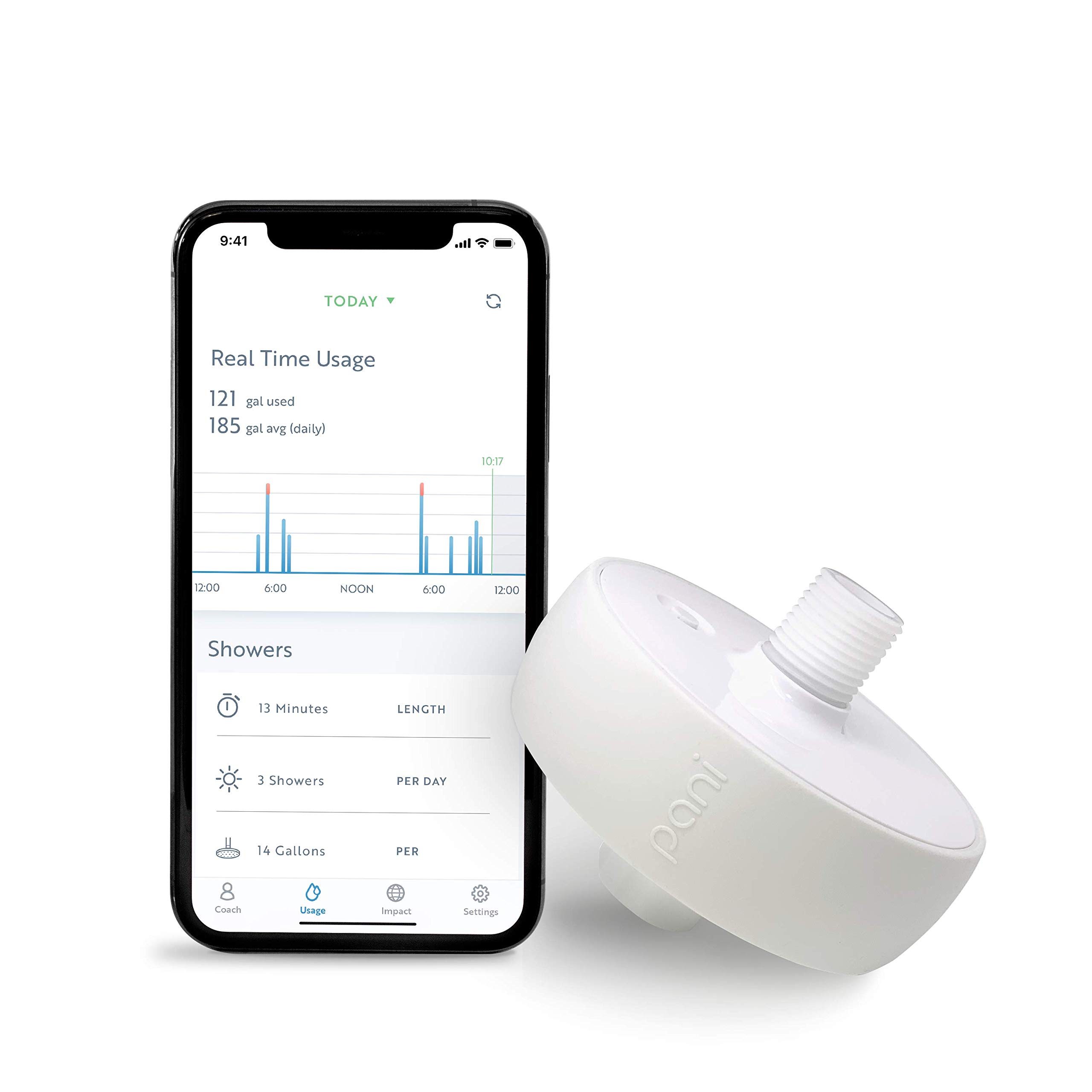 Buy Pani Smart Water Monitor: Measure Water Usage in Real Time by ...