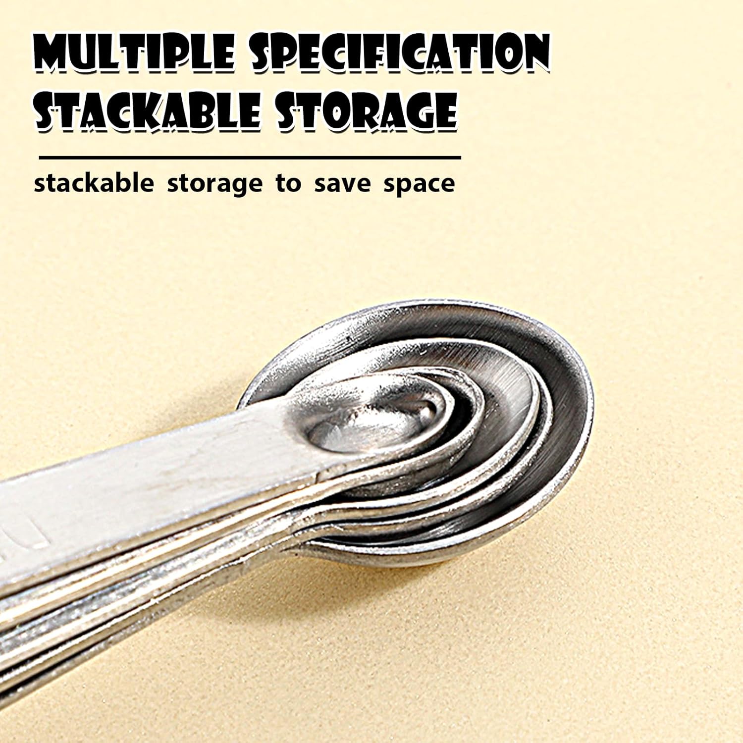 Aster Measuring Spoons Set of 5,Stainless Steel Mini Measuring Spoons ...
