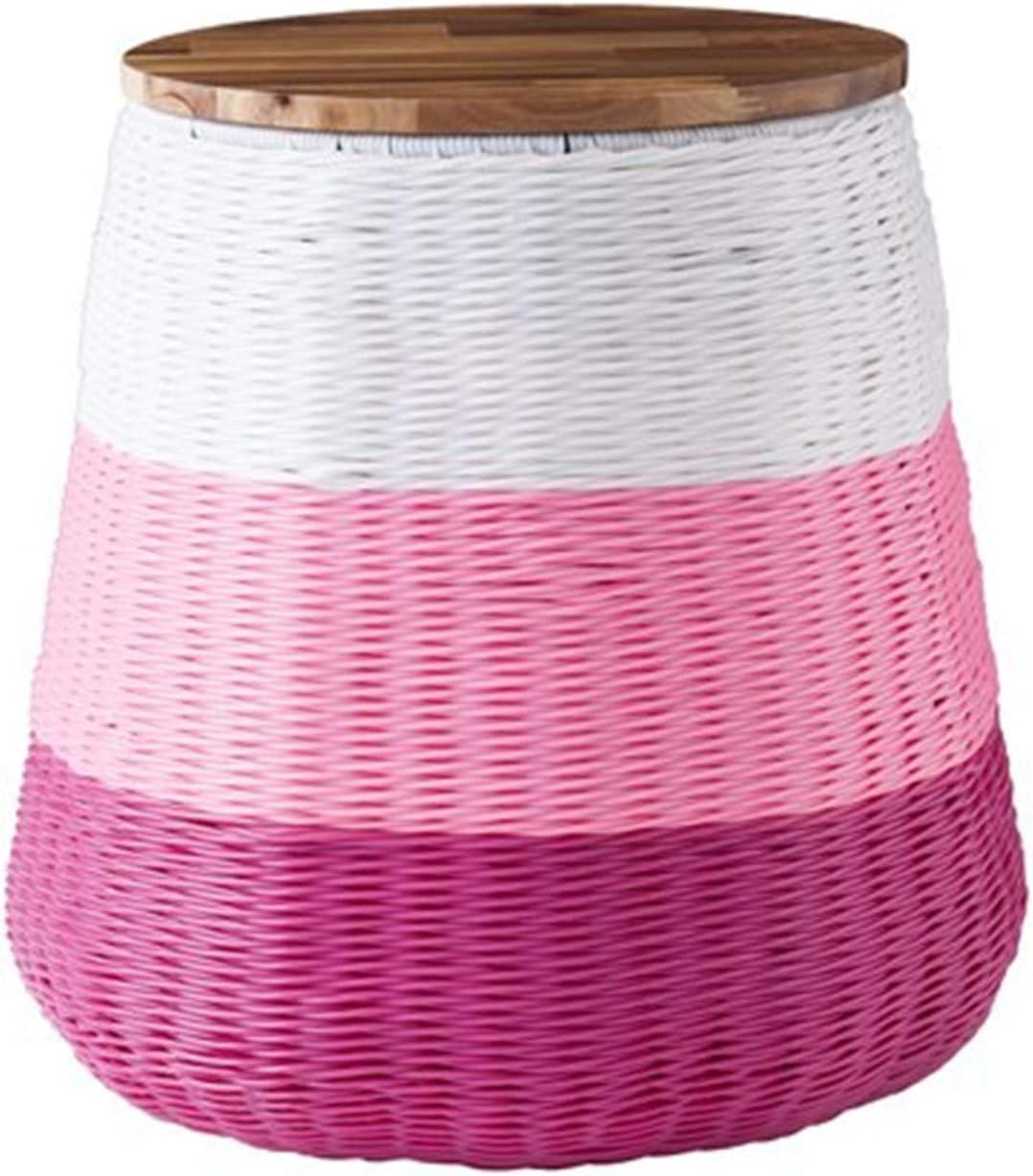 Amazon.com: Southern Enterprises Braylor Storage Garden Stool in White ...