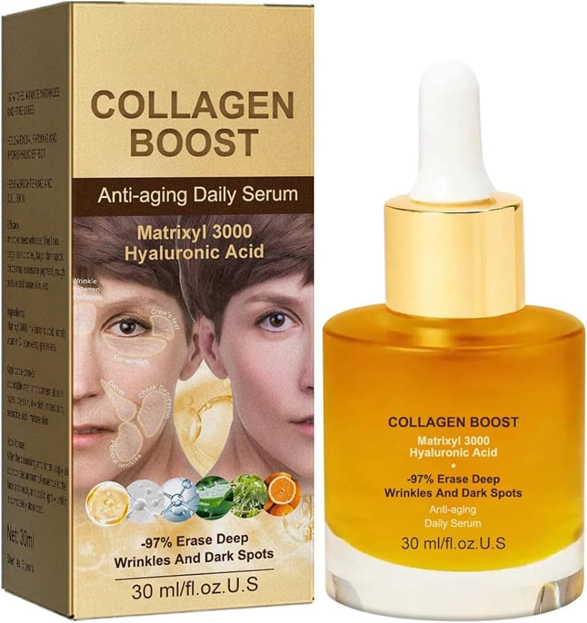 Amazon.com: Collagen Boost Anti-Aging Serum, Collagen Peptide Anti ...