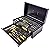 Buy JEGS 85320 124-Piece Mechanic's Tool Box Set Black Powdercoated ...