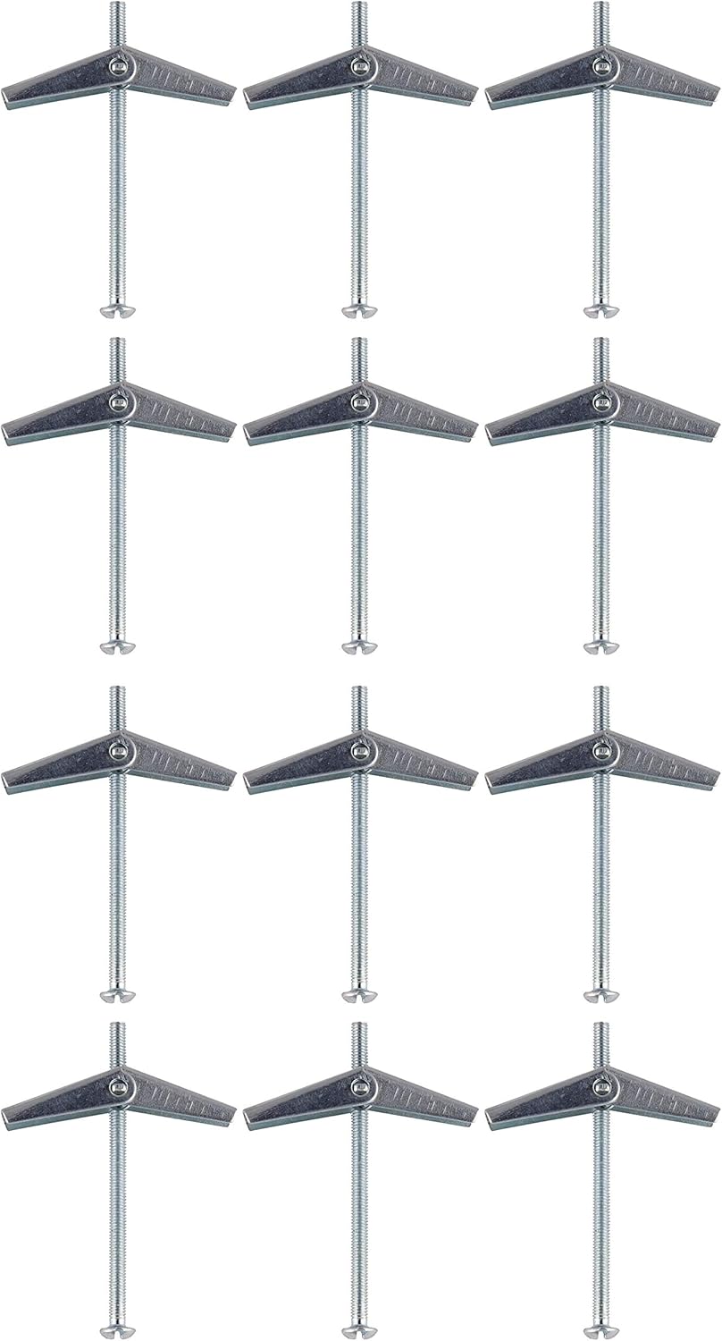 fiXte® Wing Spring Toggle with Machine Screw for Plasterboard Hollow ...