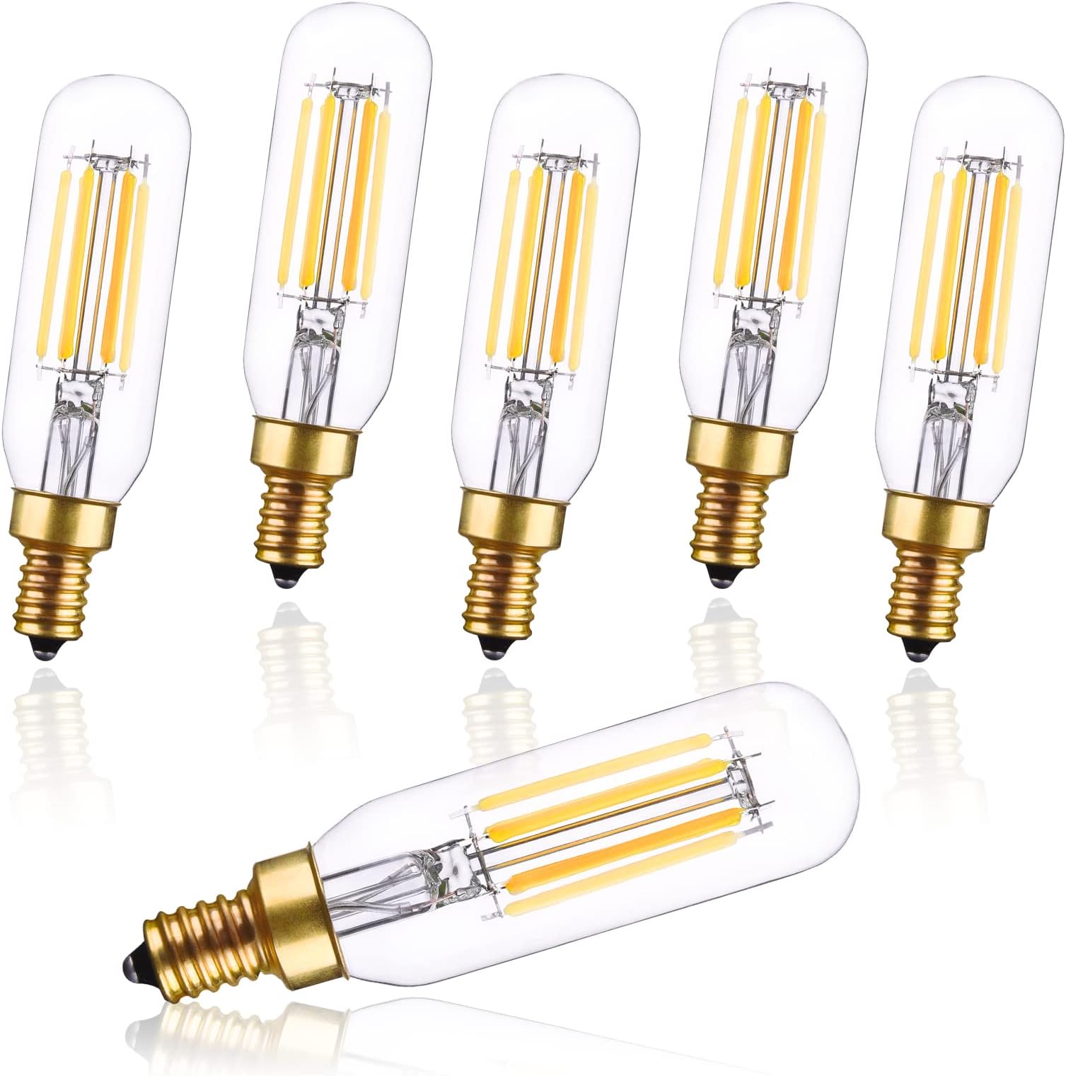 CEC Industries 15T6-145 Miniature Bulbs, 145V, 15W, T6 Shape, E12 ...