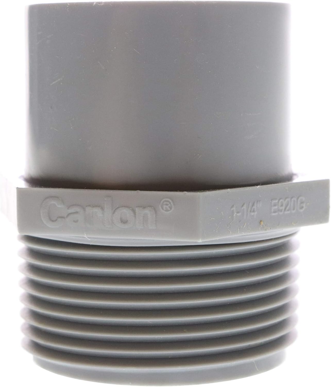 Carlon E920G PVC Conduit Repair Male Threaded Adapter, 1-1/4-Inch, (10 ...
