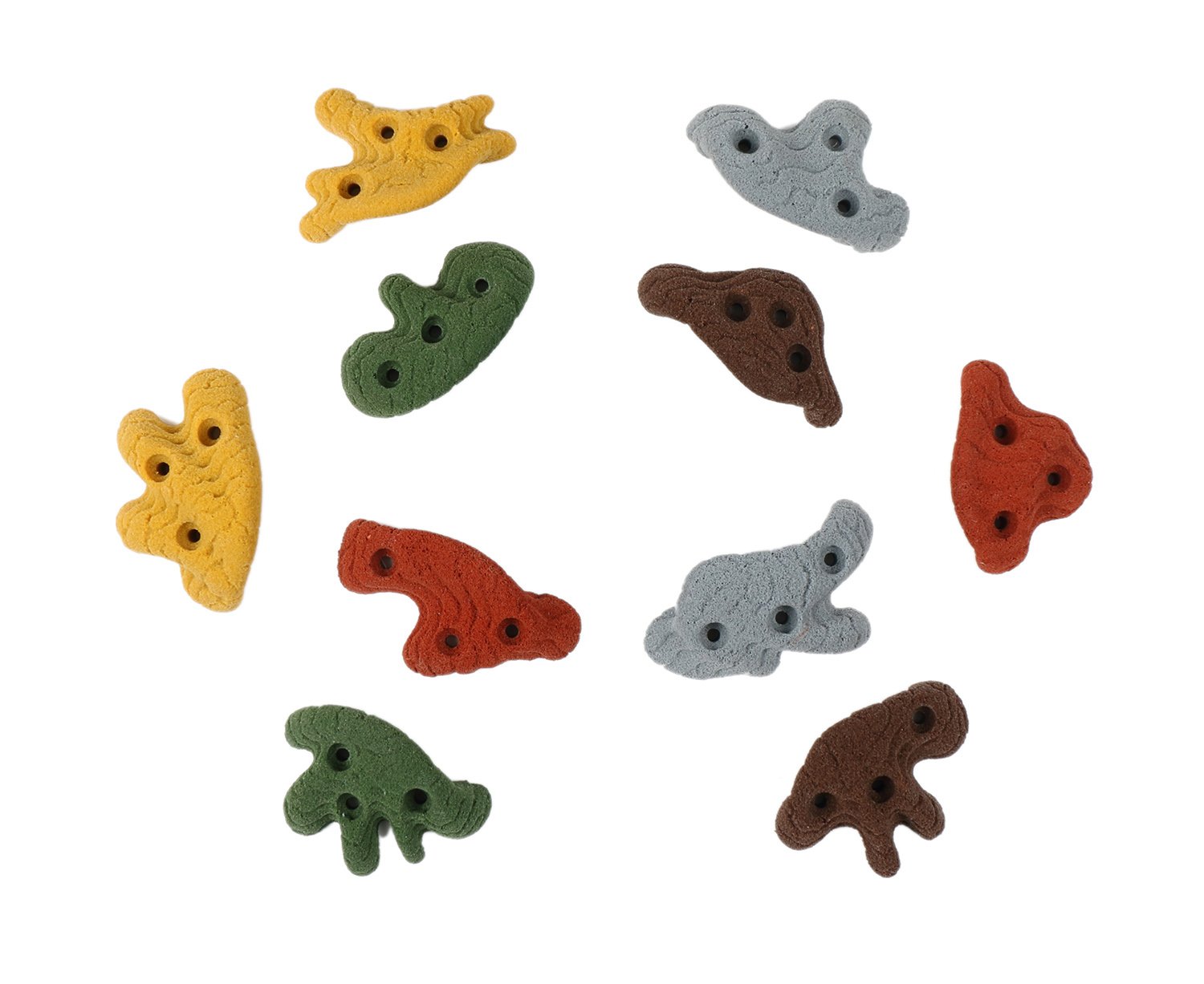 Rock Climbing Grips Earth Tones Atomik Climbing Holds - Crimp Style ...