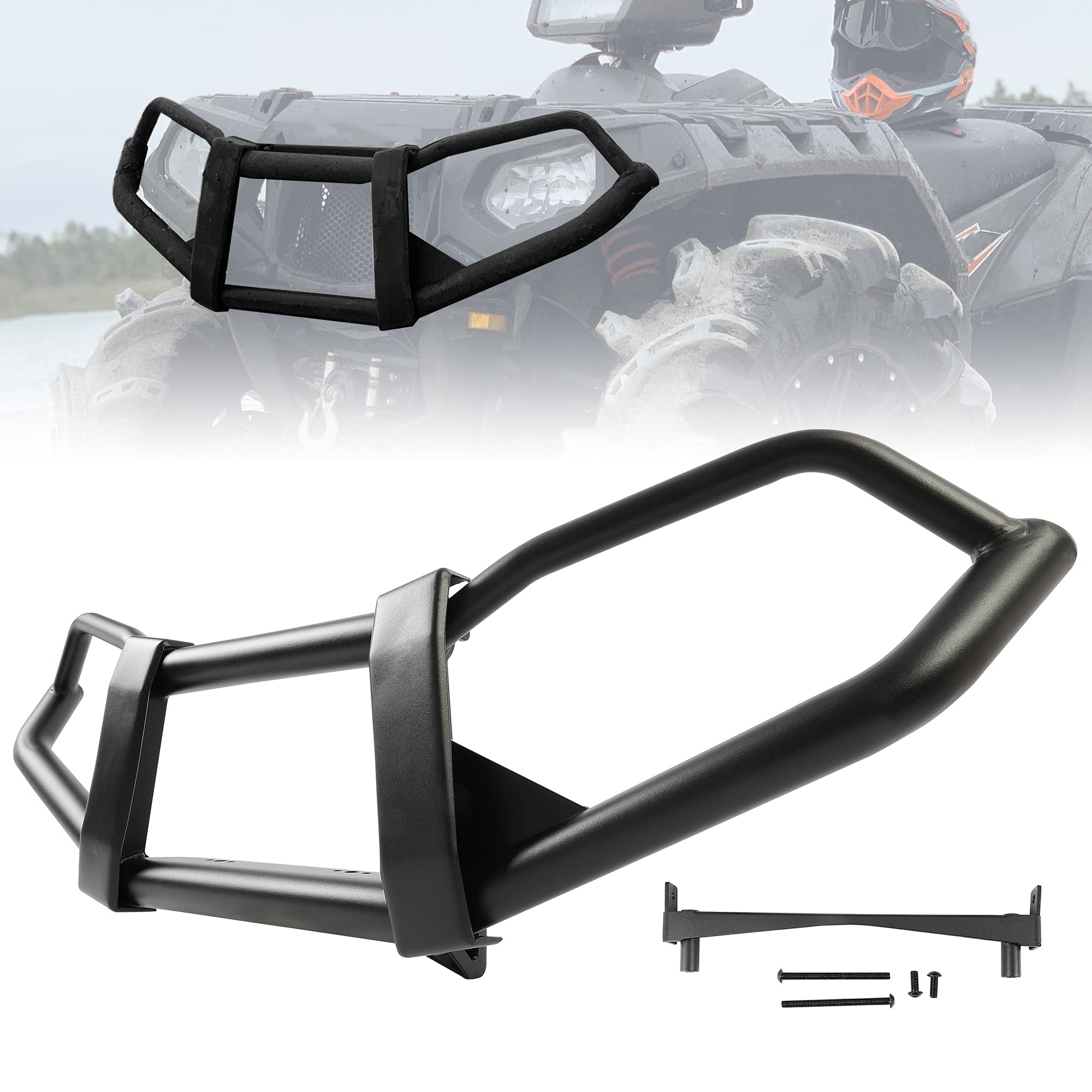Polaris Sportsman Bumper Front Bumper Brush Guard For 2009-2023 Polaris ...