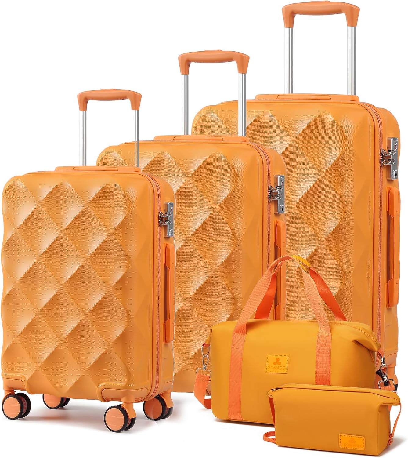 Amazon.com | Somago Luggage Set of 3 Piece Suitcase Set Carry On ...