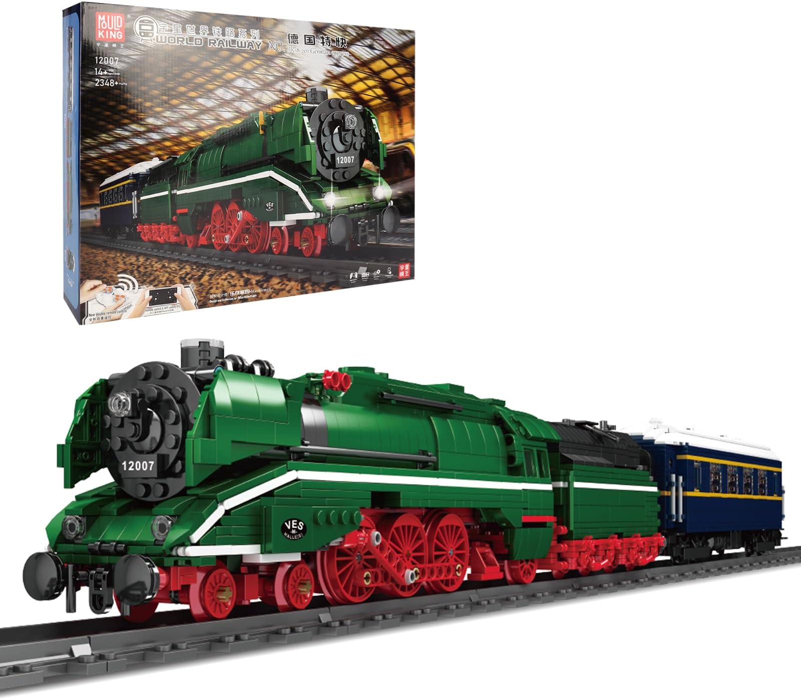 Nifeliz BR01 Steam Train Building Kit and Engineering Toy, Collectible ...