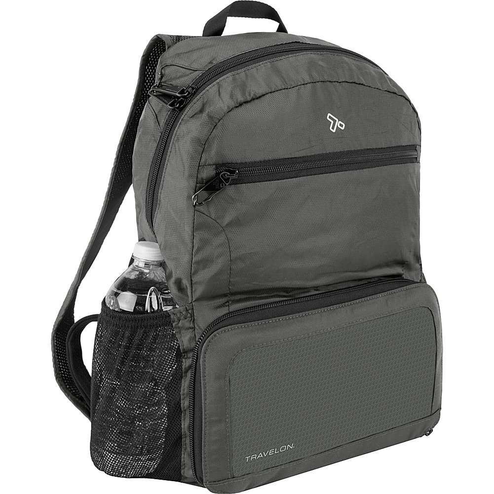 Travelon Anti-Theft Packable Backpack, Charcoal, One Size : Amazon.ca ...