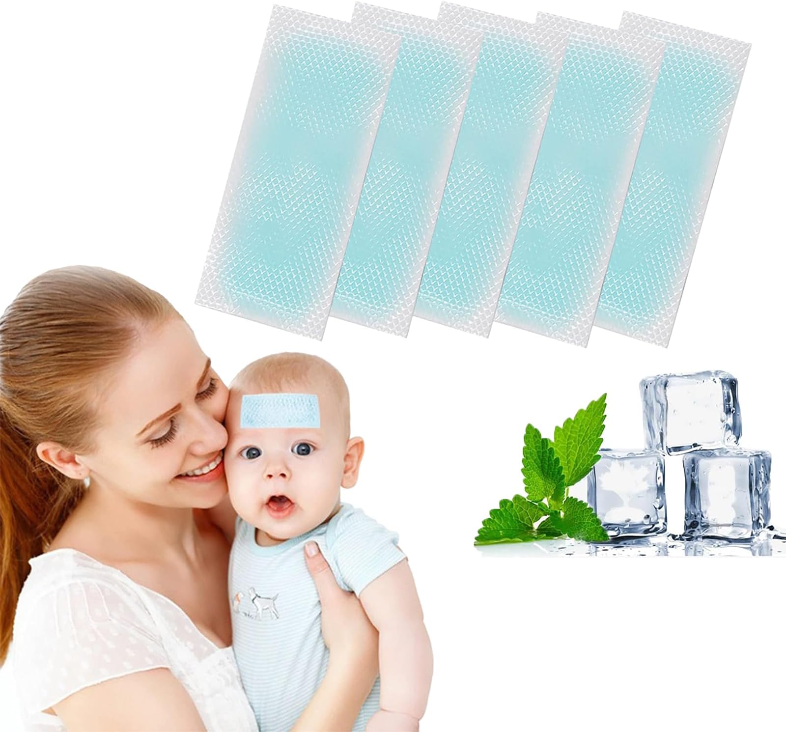 Amazon.com: Headache Cooling Pads 3 Per Pack (6 Pack) 18 Total : Health ...