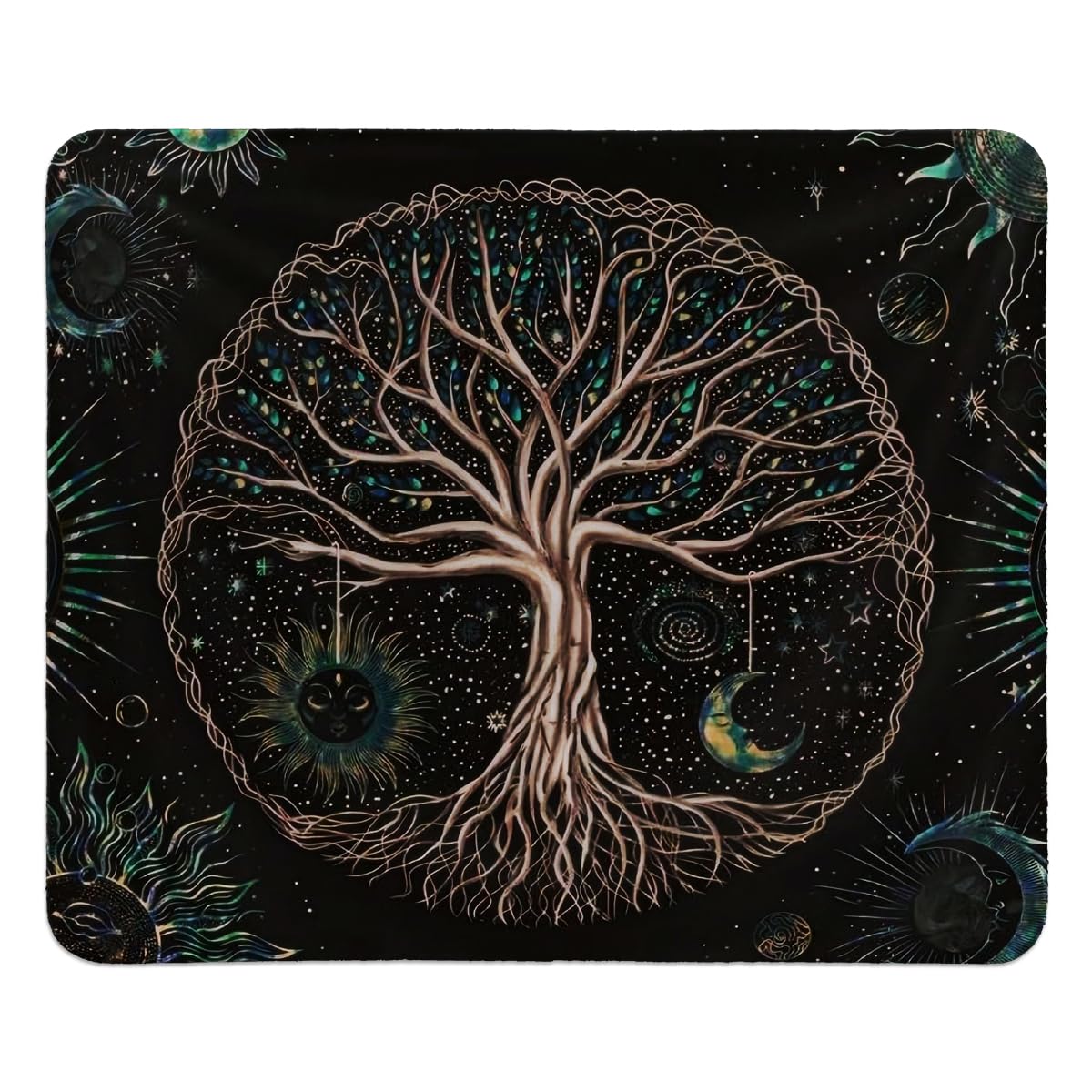 Amazon.com: hold fizz Tree of Life Mouse Pad,Aesthetic Desk Decor,Sun ...