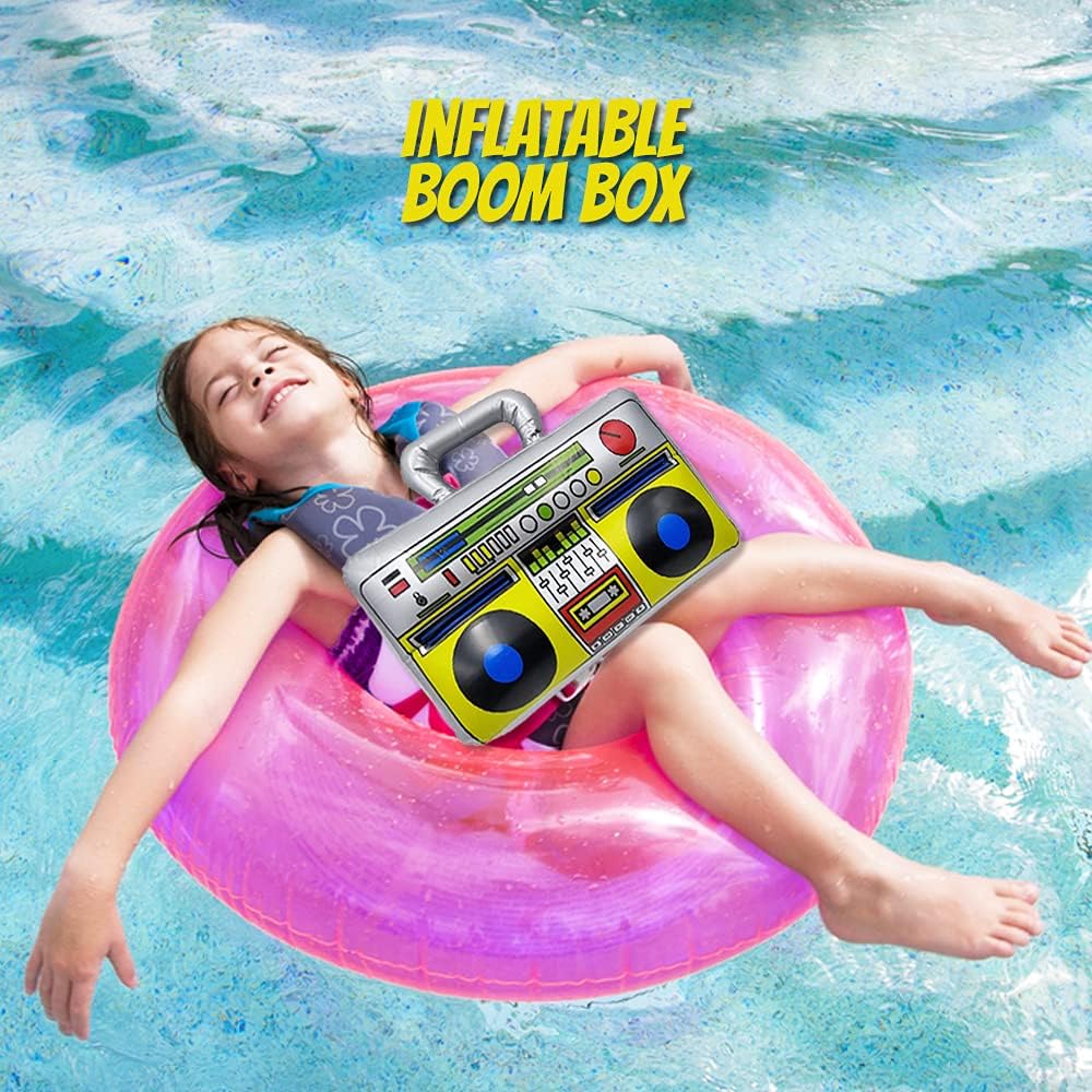 Schone Pool Inflatable – Grey Colour Inflatable Boom Box – Fun Photo ...