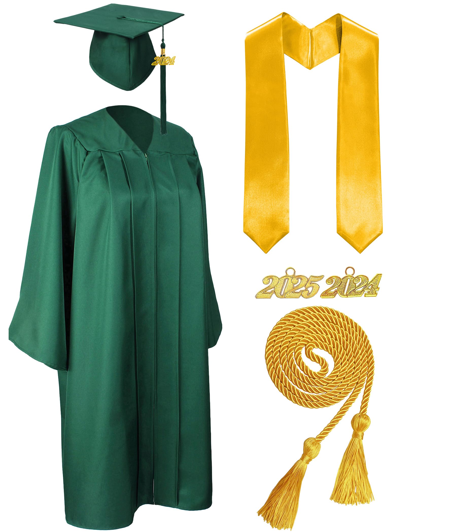 Snapklik.com : MyGradDay Unisex Matte Graduation Cap And Gown 2024 ...
