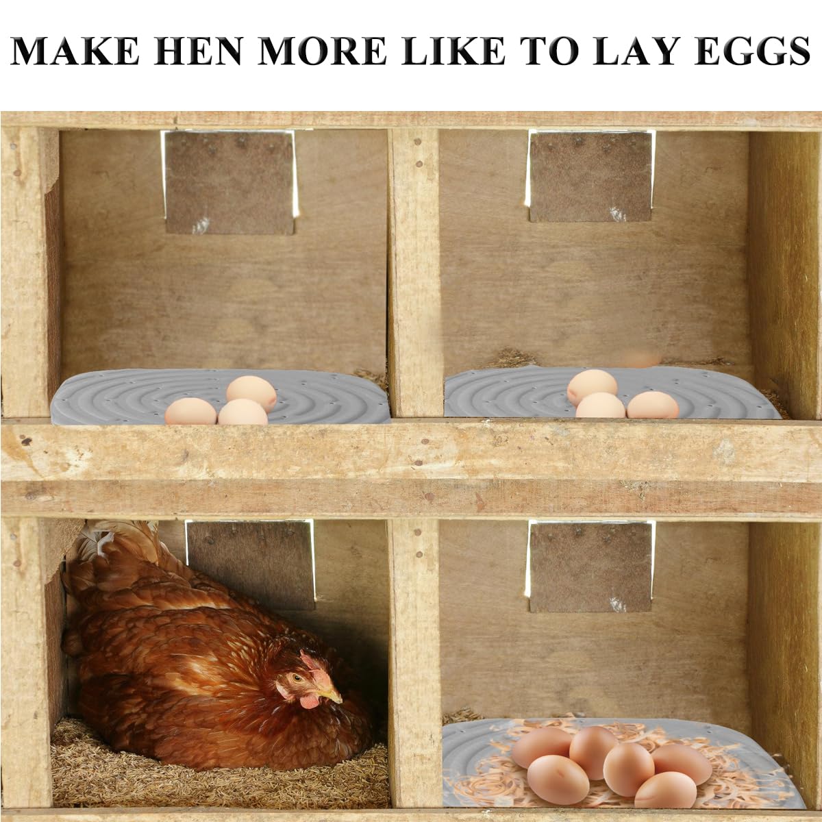 12x12 Chicken Nesting Mats 6-Pack - 12x12 Washable Coop Liners For Egg ...