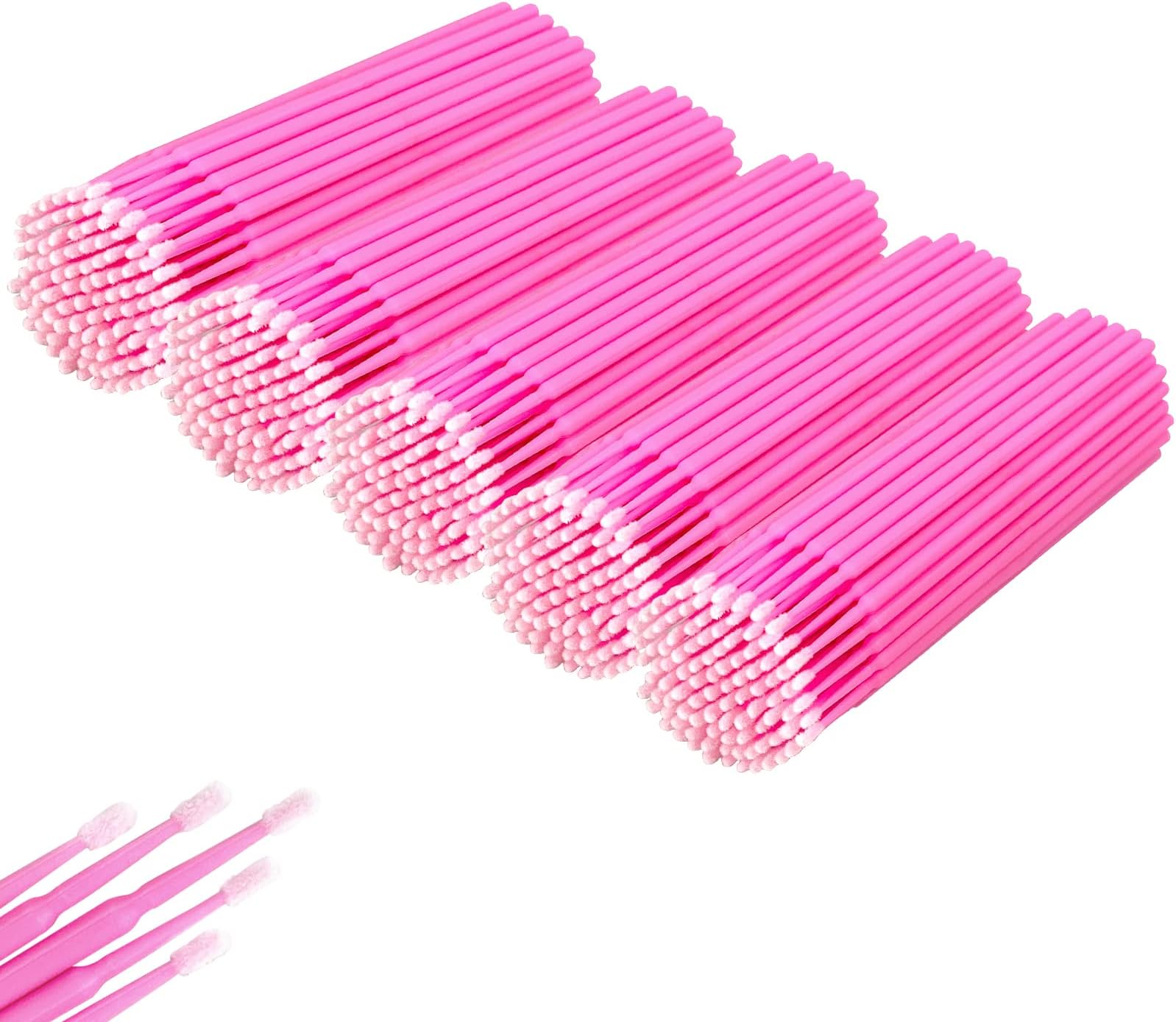 Amazon.com: 500 Pcs Micro Brushes, Microswabs For Eyelash Extensions ...