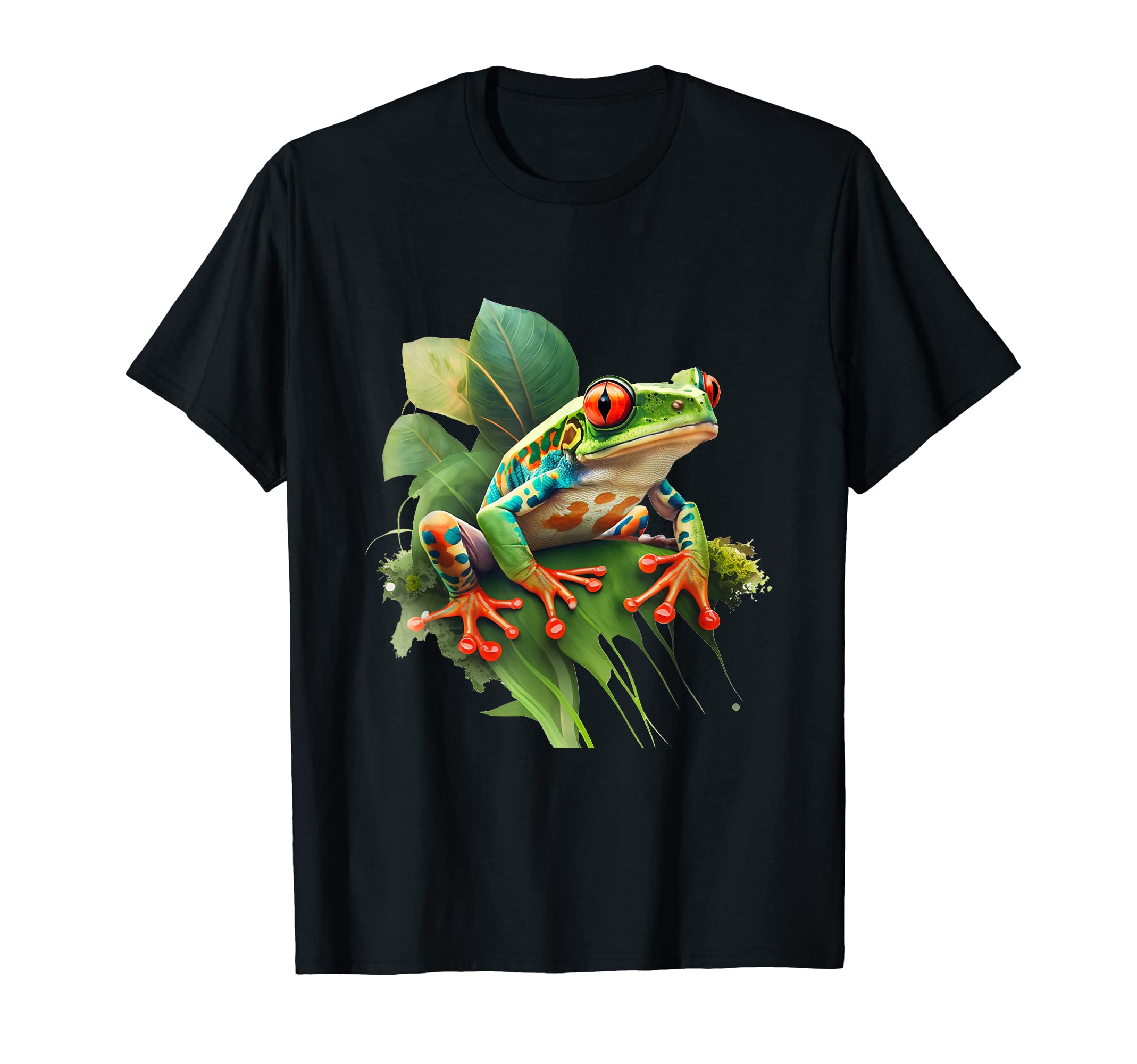 Amazon.com: Rainforest Amphibian Red Eyed Tree Frog Green Body Frog T ...