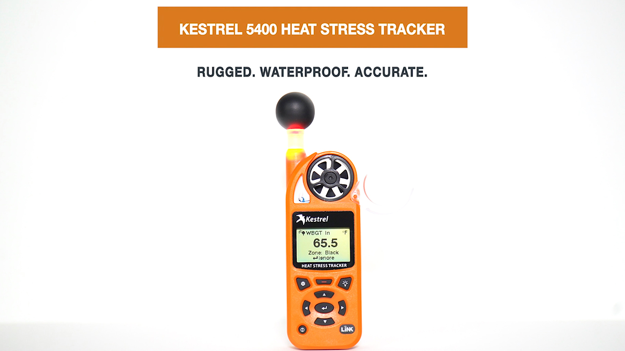 Watch Kestrel 5400 Heat Stress Tracker and Weather Monitor on Amazon Live