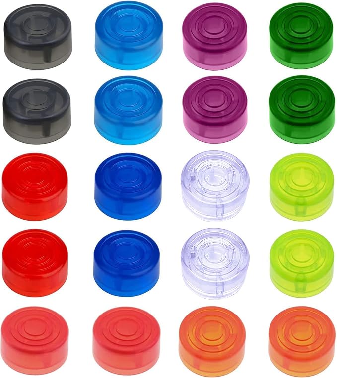 Amazon.com: TUOREN 20PCS Guitar Effects Pedal Footswitch Toppers ...