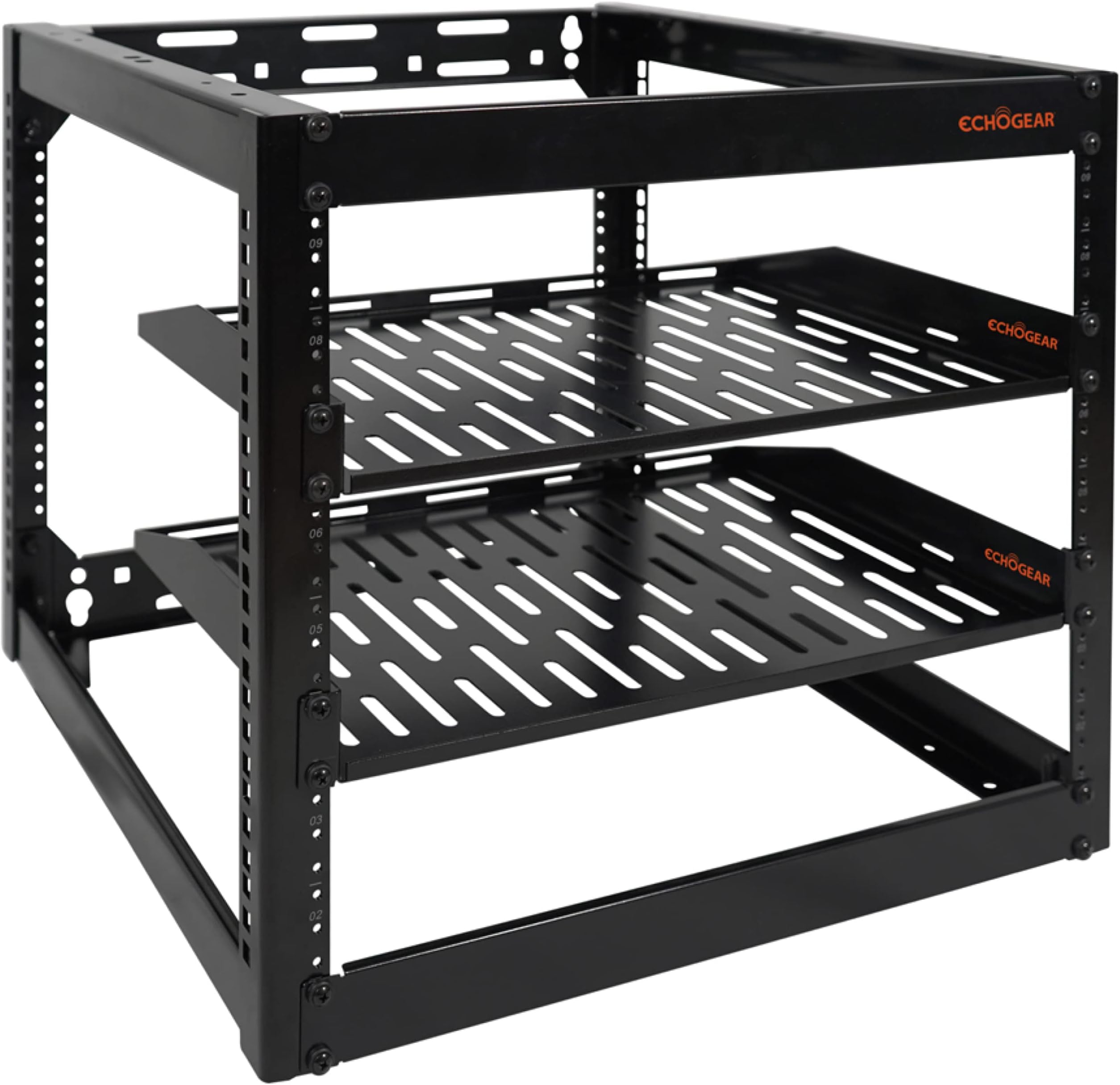 Amazon.com: ECHOGEAR 10U Network Rack - Wall Mountable Heavy Duty 4 ...