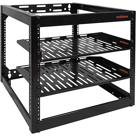 Amazon.com: ECHOGEAR 10U Network Rack - Wall Mountable Heavy Duty 4 ...