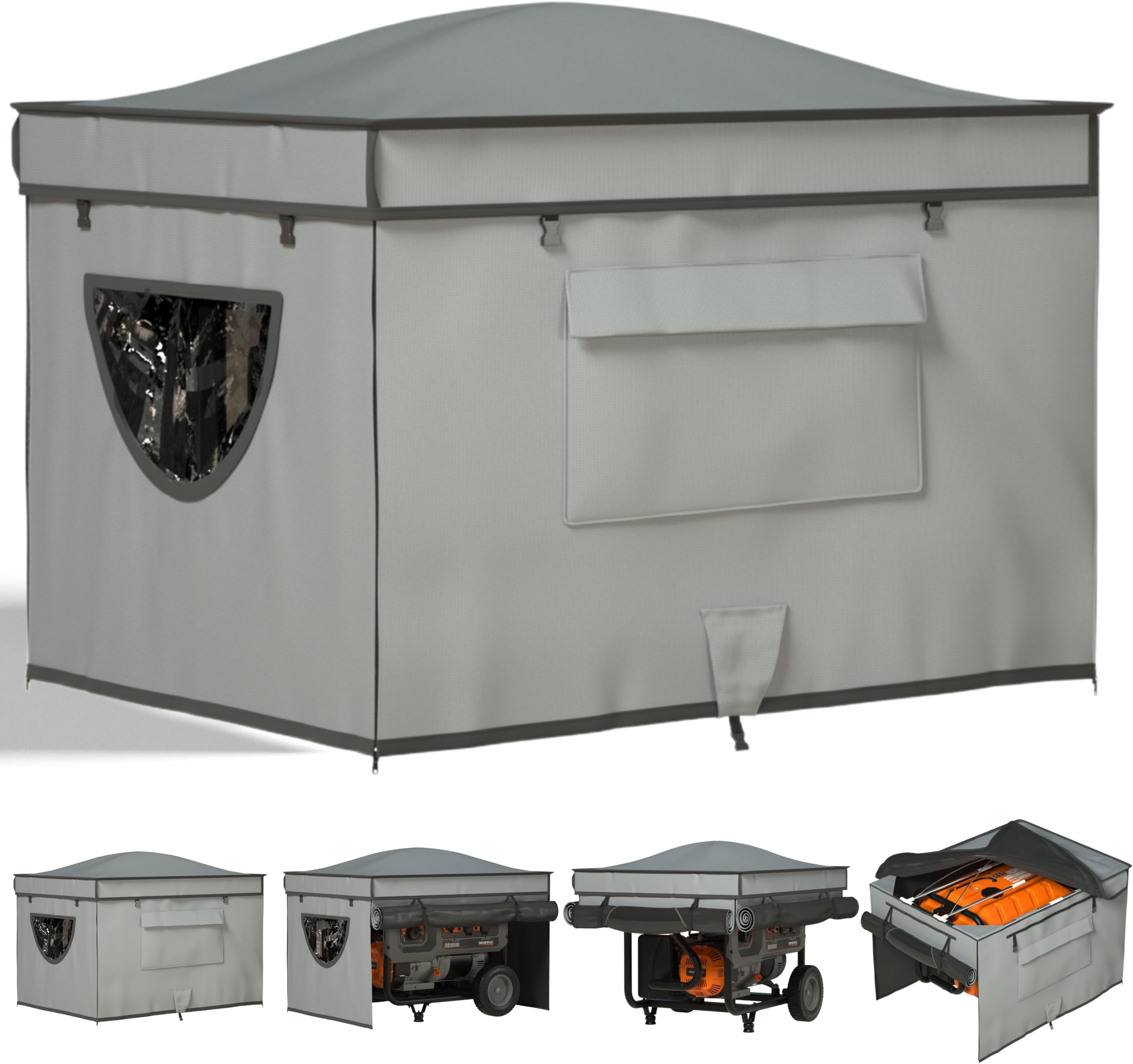 Amazon.com: OMGTMD Generator Running Cover,Heavy Duty Generator Shelter ...