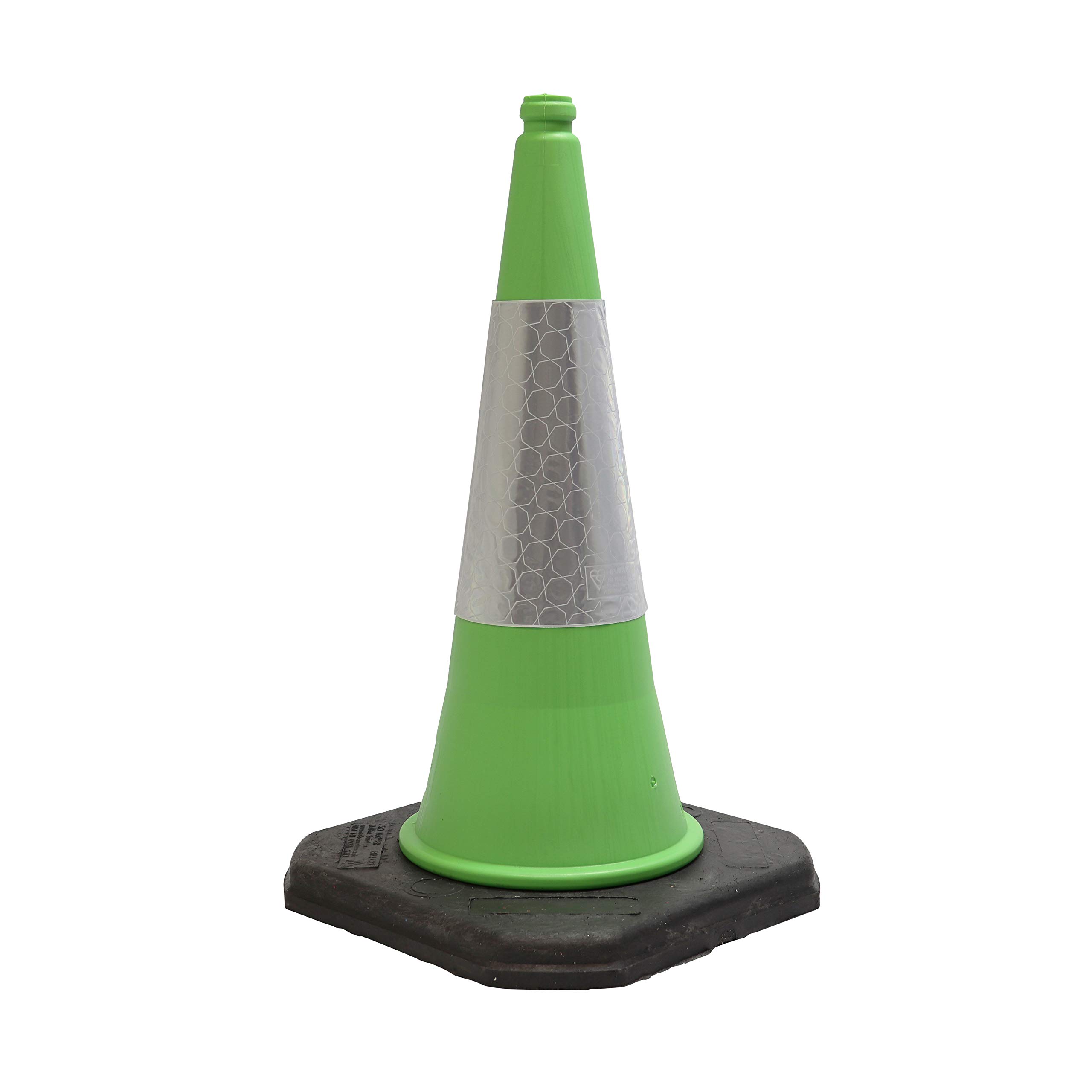 750mm Traffic Safety Green Cone With Reflective Sleeve Street Solutions ...