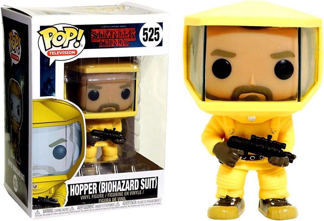 Amazon.com: Funko 20985 Hopper in Bio Hazard Suit POP Vinyl Stranger ...